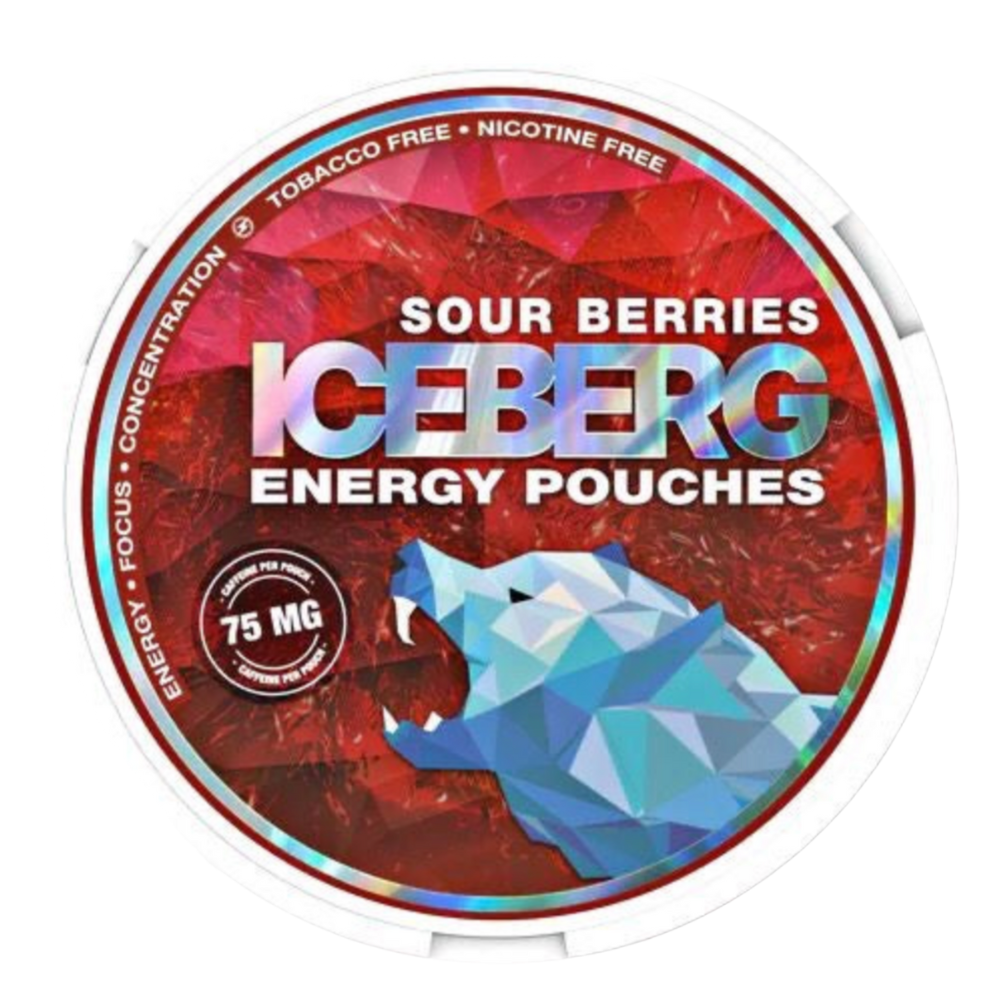 ICEBERG Sour Berries 150mg Caffeine – Snus O`Clock