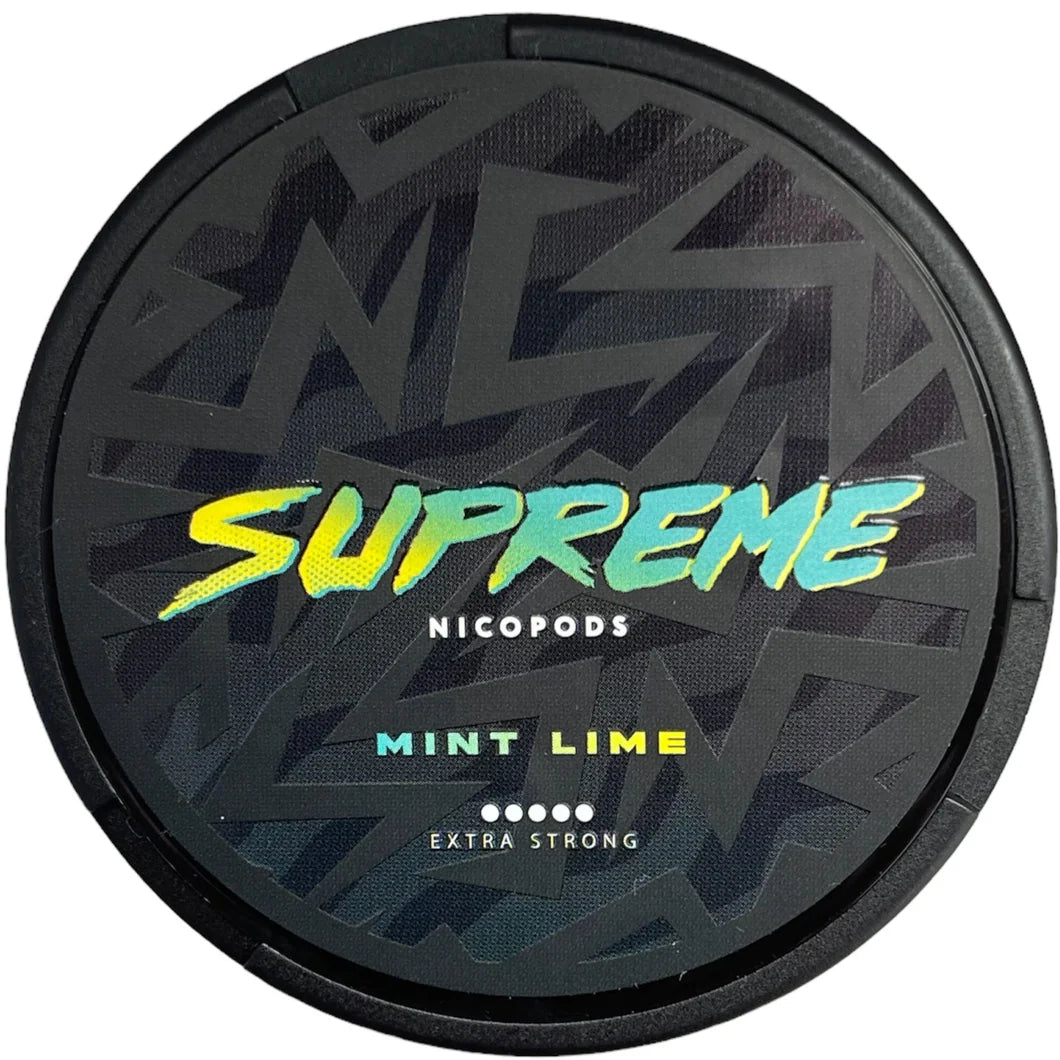 SUPREME Mint Lime 100mg – Snus O`Clock